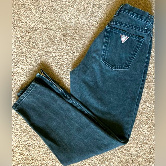 Guess | Pants & Jumpsuits | Vintage Guess Jeans Womens Washed Black ...